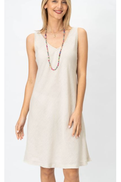 MADE IN ITALY LINEN DRESS 22953 – The Velvet Angel